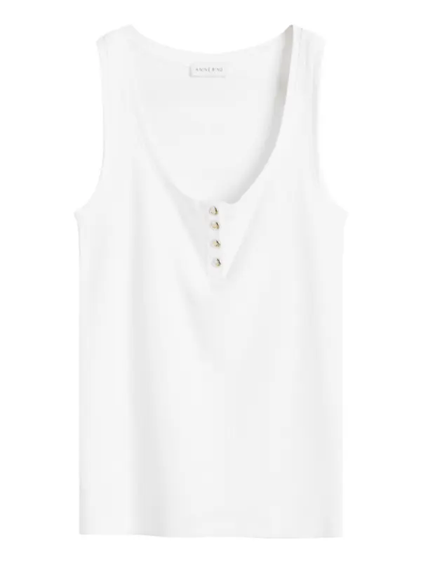 ANINE BING Alessia Tank Top - Ivory