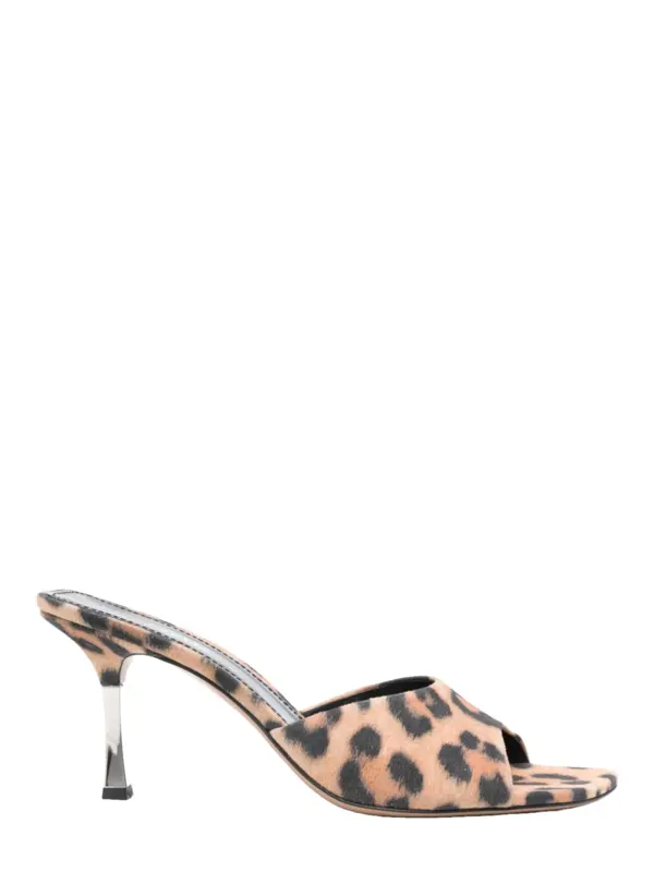 Paris Texas 75mm Lorena Mules - Neutrals