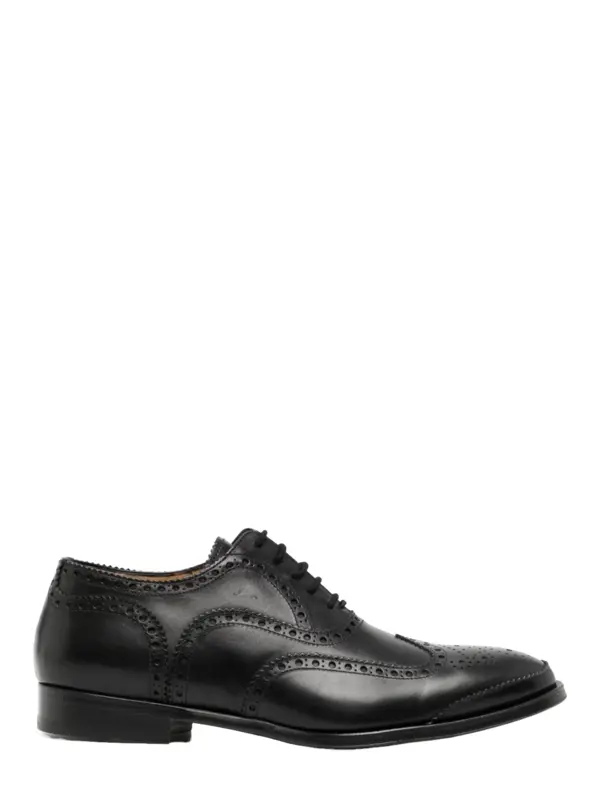 Alexander McQueen Leather Brogues - Black