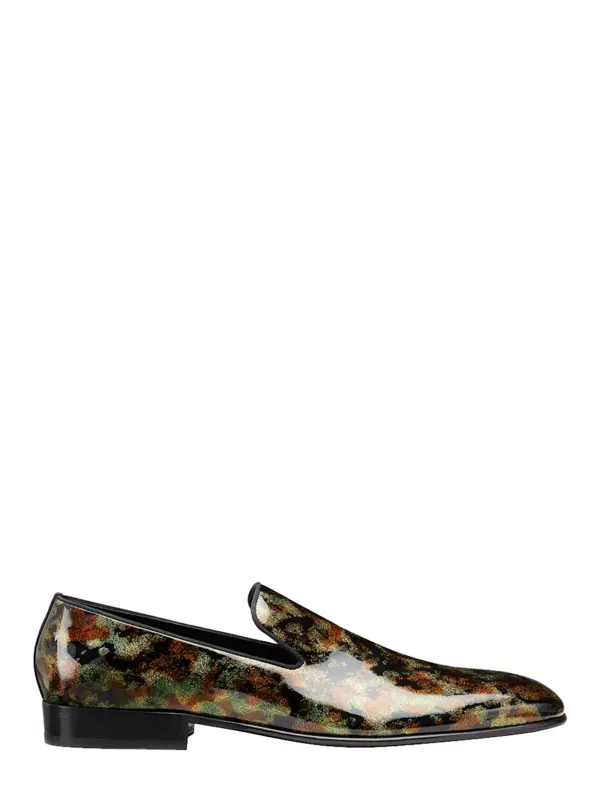 STUART WEITZMAN Alfred Leather Loafers - Brown Multi