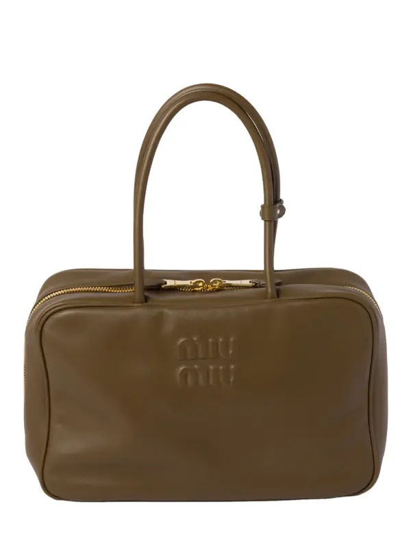 Miu Miu Leather Handbag - Tundra