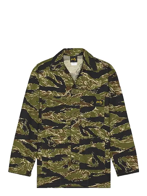 STAN RAY 4 Pocket Jacket - Green Tigerstripe Ripstop