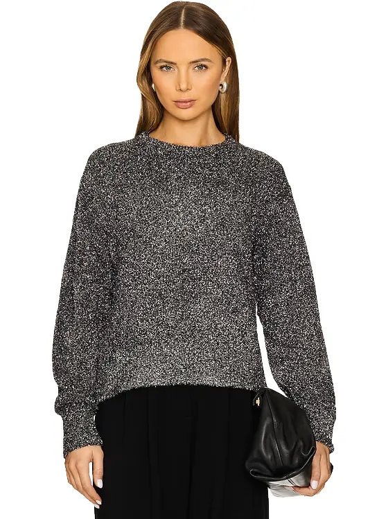 Helmut Lang Lurex Crew - Silver