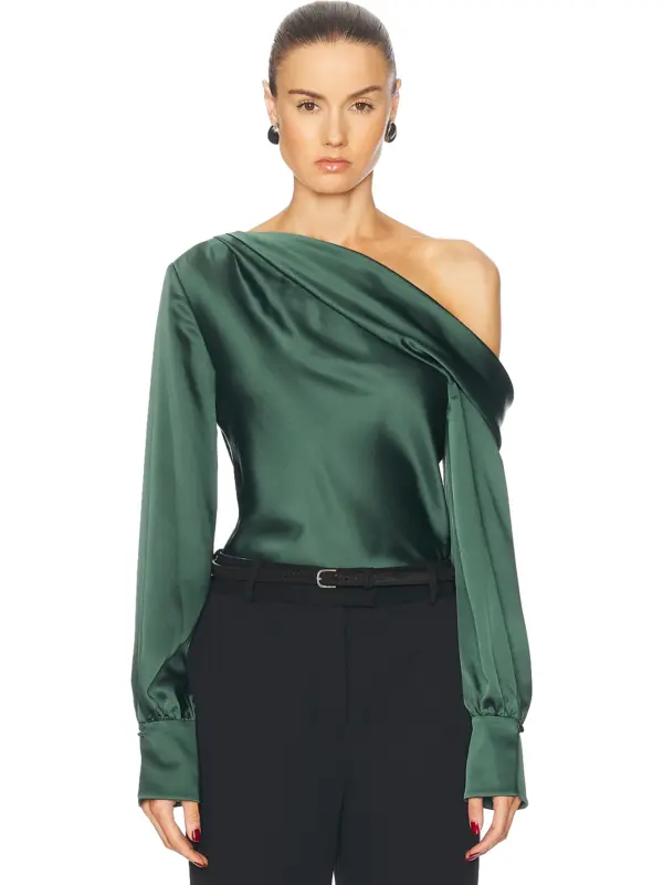 Simkhai Alice One Shoulder Top - Botanical