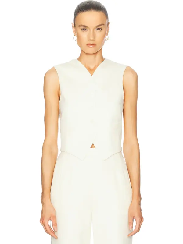 BODE Mohair Waistcoat - Ivory