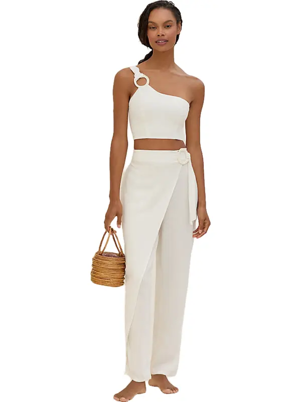 Peixoto Scarlet Pull-on Pants - White