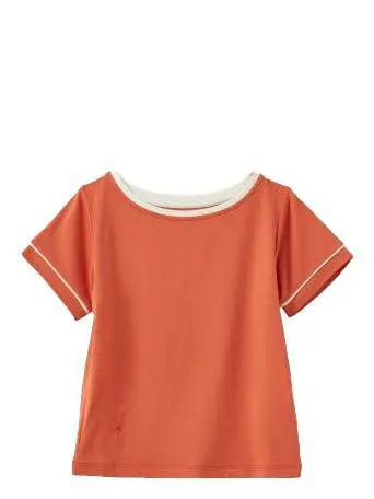 VILD HOUSE OF LITTLE Ecovero T-shirt - Vintage Coral