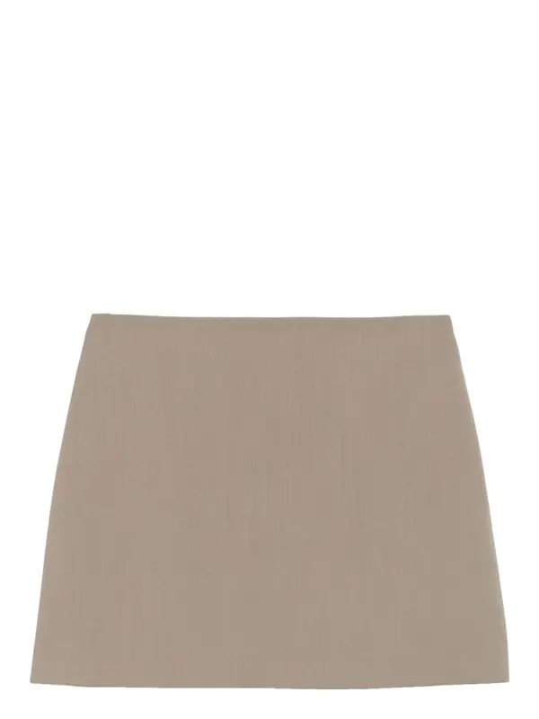 Matteau Tailored Mini Skirt - Grey