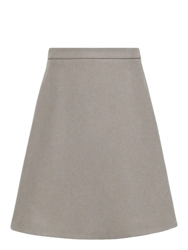 Ami Knitted Midi Skirt - Green