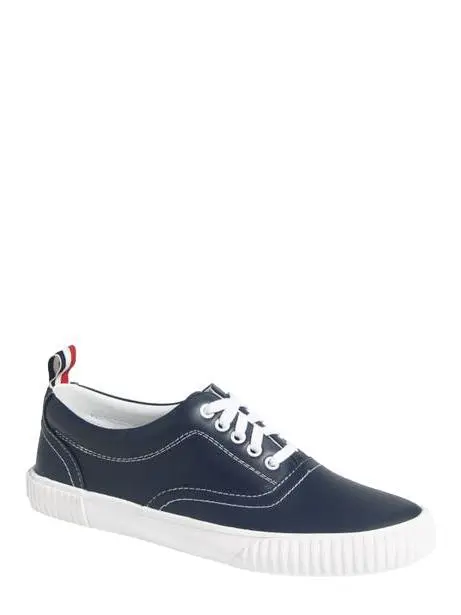 Thom Browne Heritage Low Top Sneaker - Navy