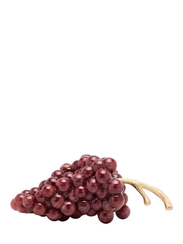 Cult Gaia Grape Acrylic Clutch - Crimson