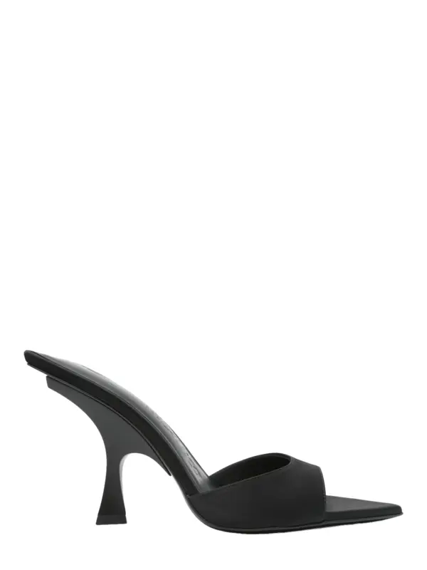 Attico 105mm Pointed-toe Sandals - Black