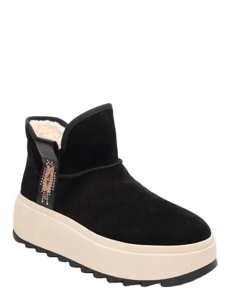 Ash Mask Platform Bootie - Black