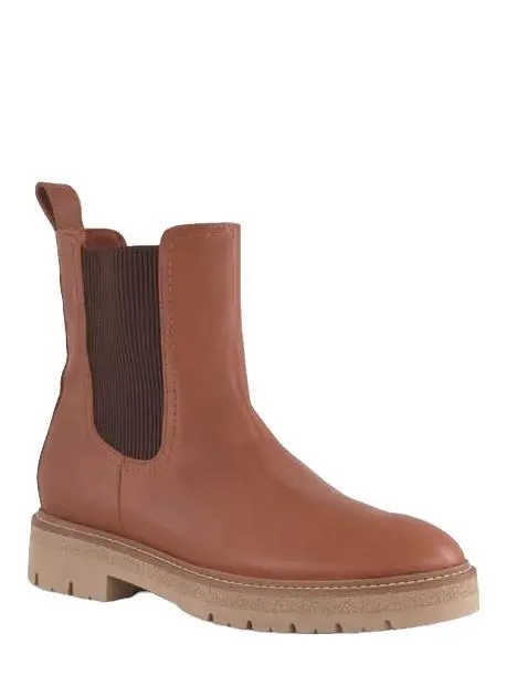 Naot Main Platform Bootie - Peanut Brown Leather