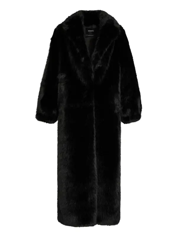 Retrofete Dasha Faux-fur Coat - Black