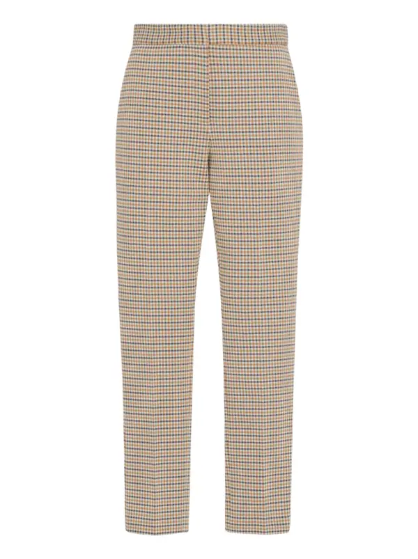 Rosetta Getty Check-pattern Trousers - Neutrals
