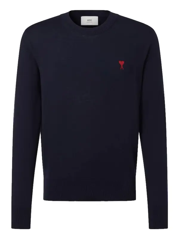 Ami De Coeur Wool Sweater - Blue