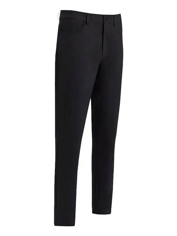 G/fore Tour Technical Stretch Slim Fit Pants - Onyx