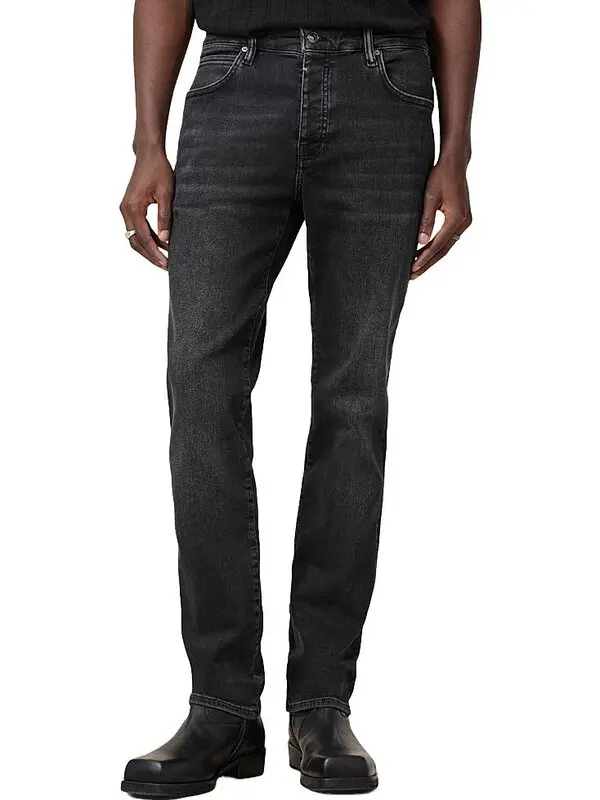 All Saints Sid Regular Fit Jeans - Washed Black
