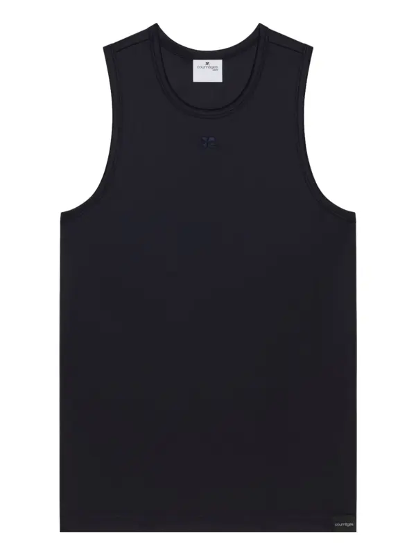 COURREGES Football Tank Top - Blue