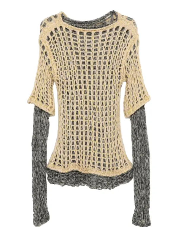 MAGLIANO Acid Mouline Sweater - Yellow