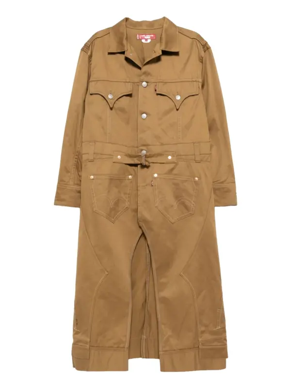 Junya Watanabe X Levi's Belted Coat - Brown