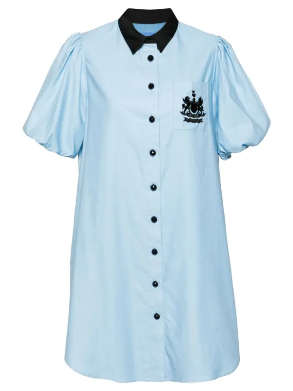 MACGRAW Ivy League Shirt Dress - Blue