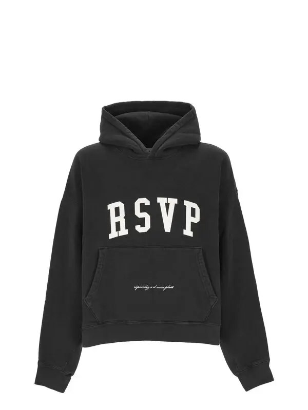 AGOLDE Classic Hooded Sweatshirt - Black