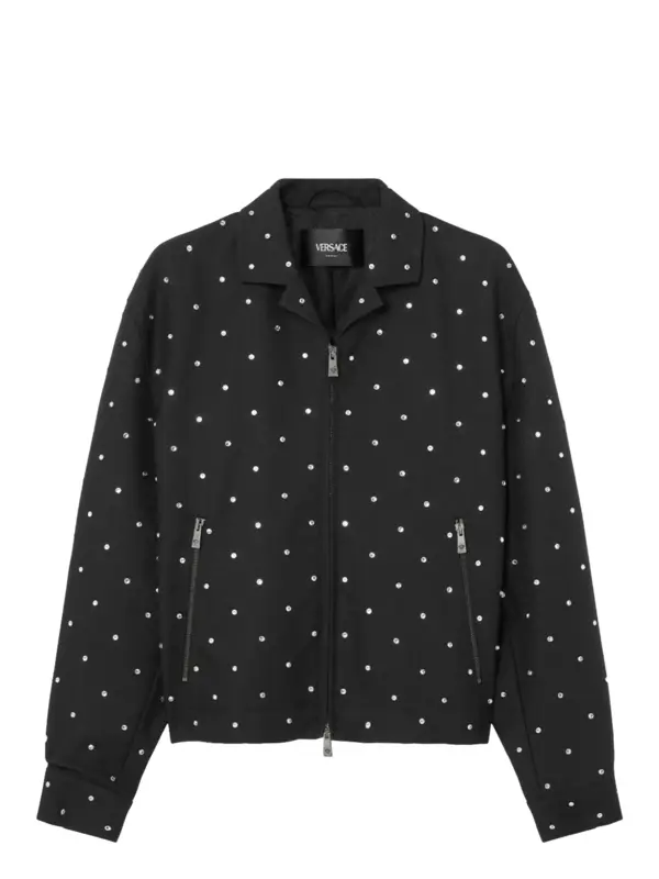 Versace Cielo Stellato Blouson Jacket - Black