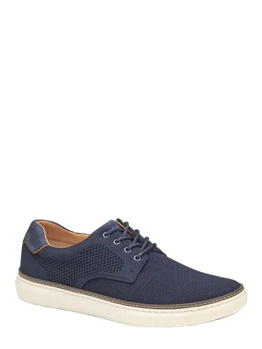 Johnston & Murphy Mcguffey 2 Plain Toe Knit Derby - Navy Knit