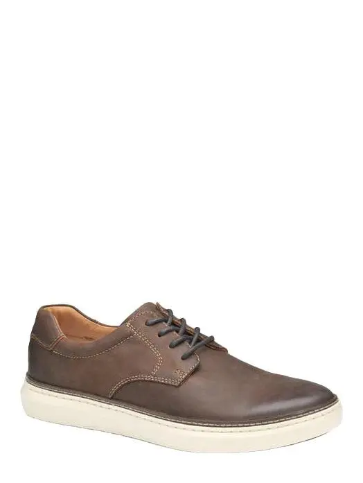 Johnston & Murphy Mcguffey 2 Plain Toe Derby - Brown Oiled Full Grain