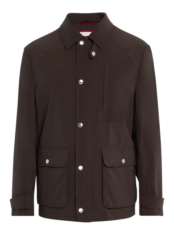Brunello Cucinelli Two-pocket Water Resistant Jacket - Brown