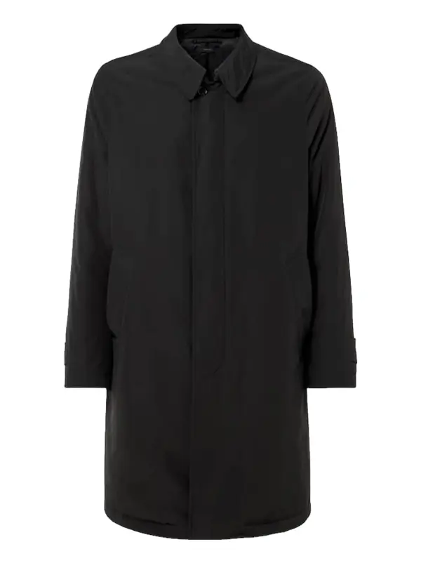 TOM FORD Faille Down Raincoat - Black