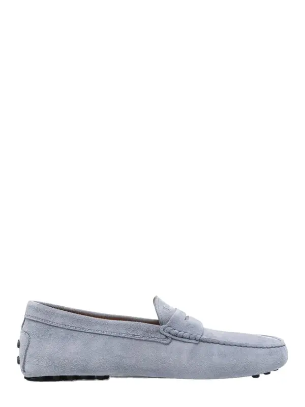 TOD'S Rubber Suede Loafers - Blue