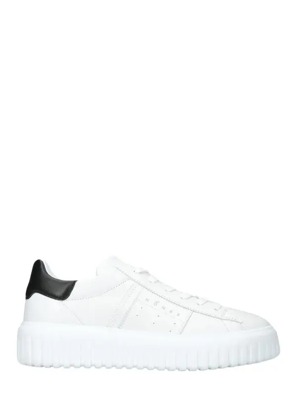 Hogan Leather H-stripes Sneakers - White