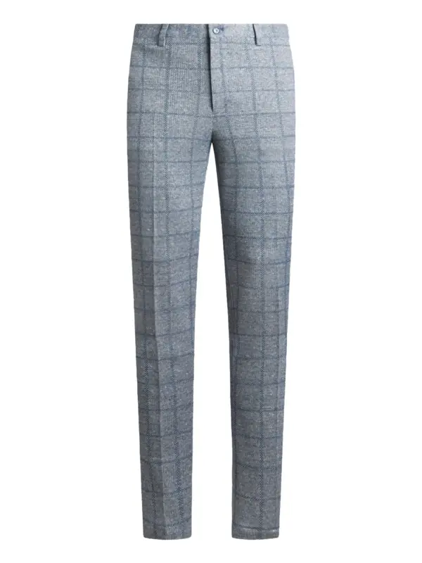 Etro Check-pattern Trousers - Grey
