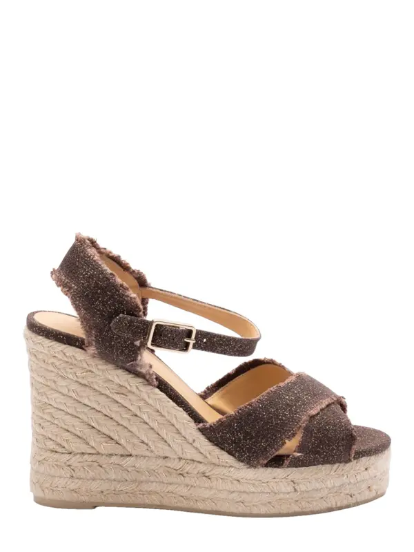 CastaÑer Bromelia Wedge Pumps - Brown