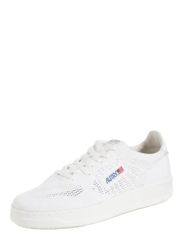 AUTRY Easeknit Low Sneakers - Knit/leat White