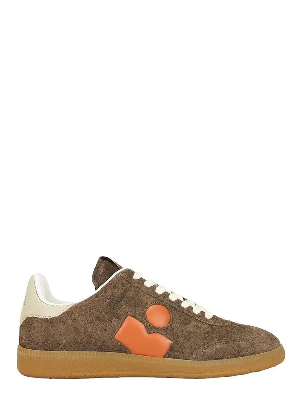 Isabel Marant Bryce Sneaker - Khaki & Orange