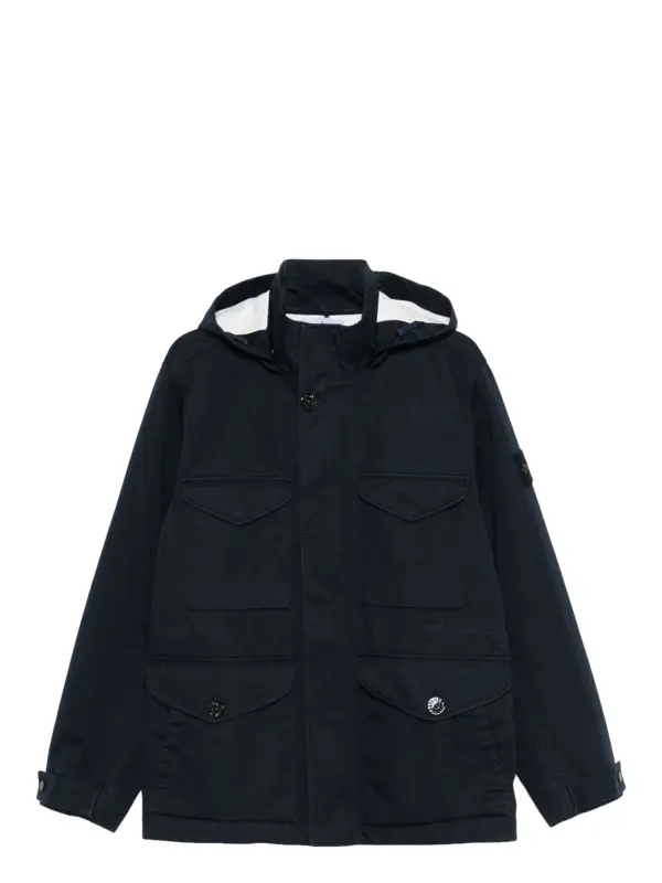 Stone Island Compass Badge Jacket - Blue
