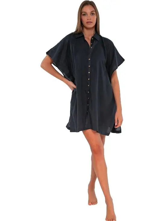 SUNSETS Shore Thing Tunic - Slate