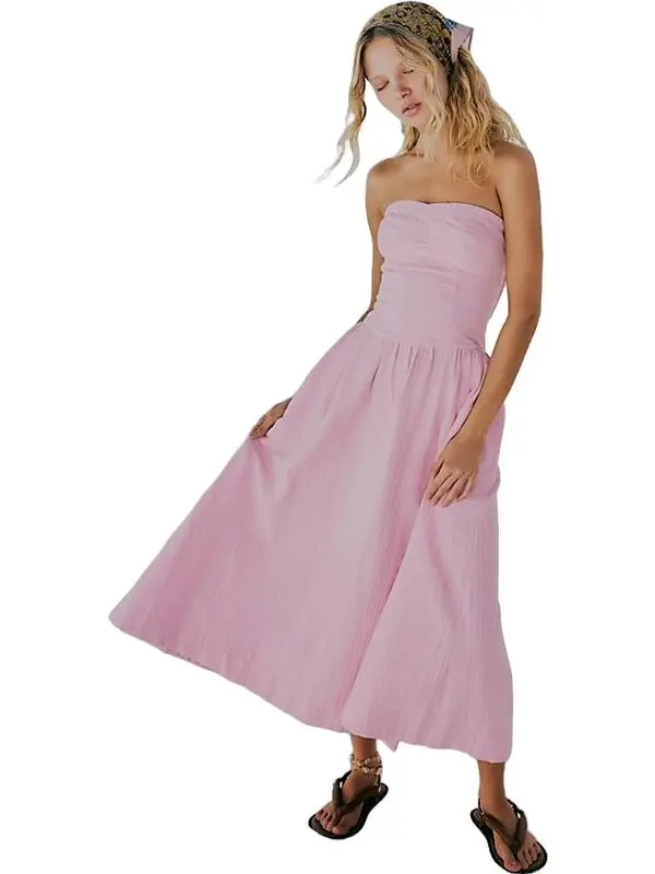 Free People Marbella Midi - Pink Romance