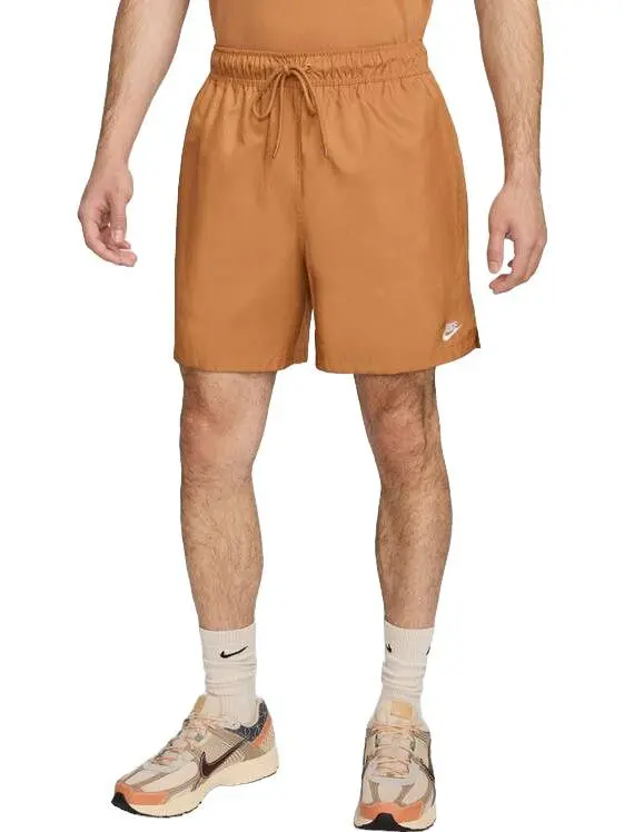 Nike Club Woven Flow Shorts - Flax/white