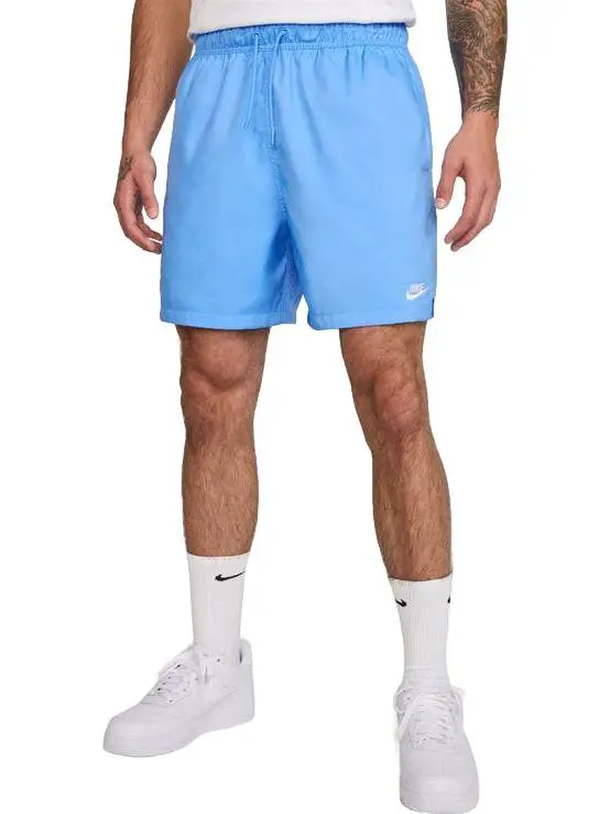 Nike Club Woven Flow Shorts - University Blue/ White