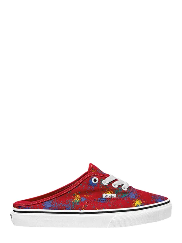 VANS Authentic Mule Overspray - Red