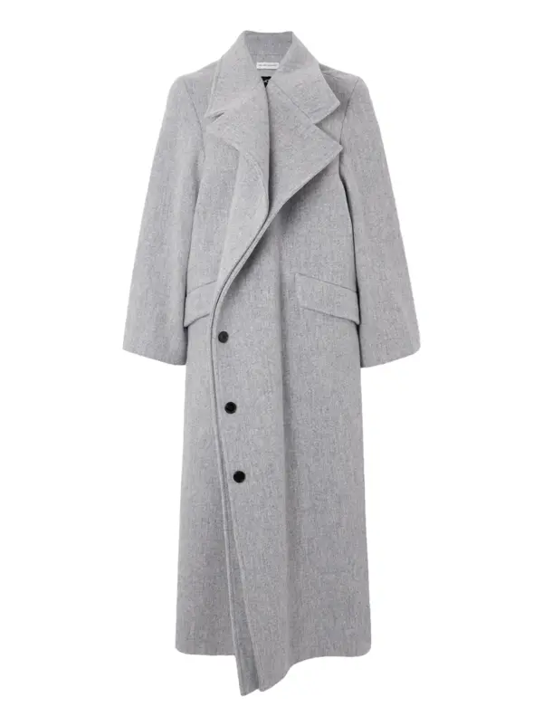 Marie Adam-Leenaerdt Wool Overcoat - Gray