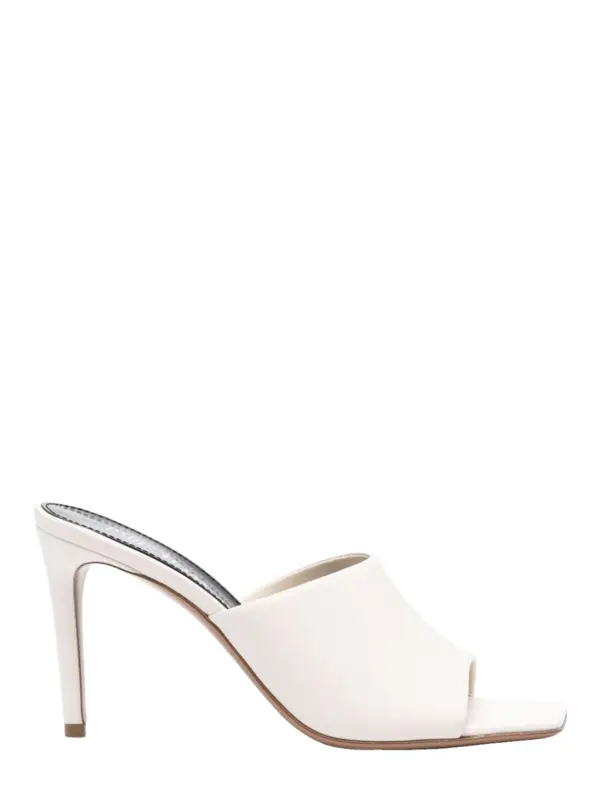 Paris Texas 95mm Leather Mules - Neutrals