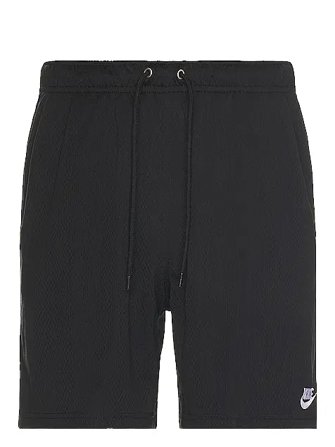 Nike Club Mesh Flow Shorts - Black & White