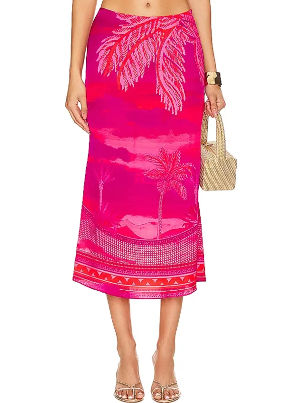 Hemant & Nandita Midi Skirt - Multicolor