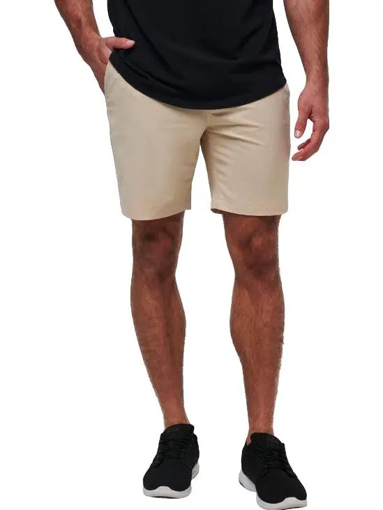 Travis Mathew Open To Close Tech Chino Shorts - Khaki